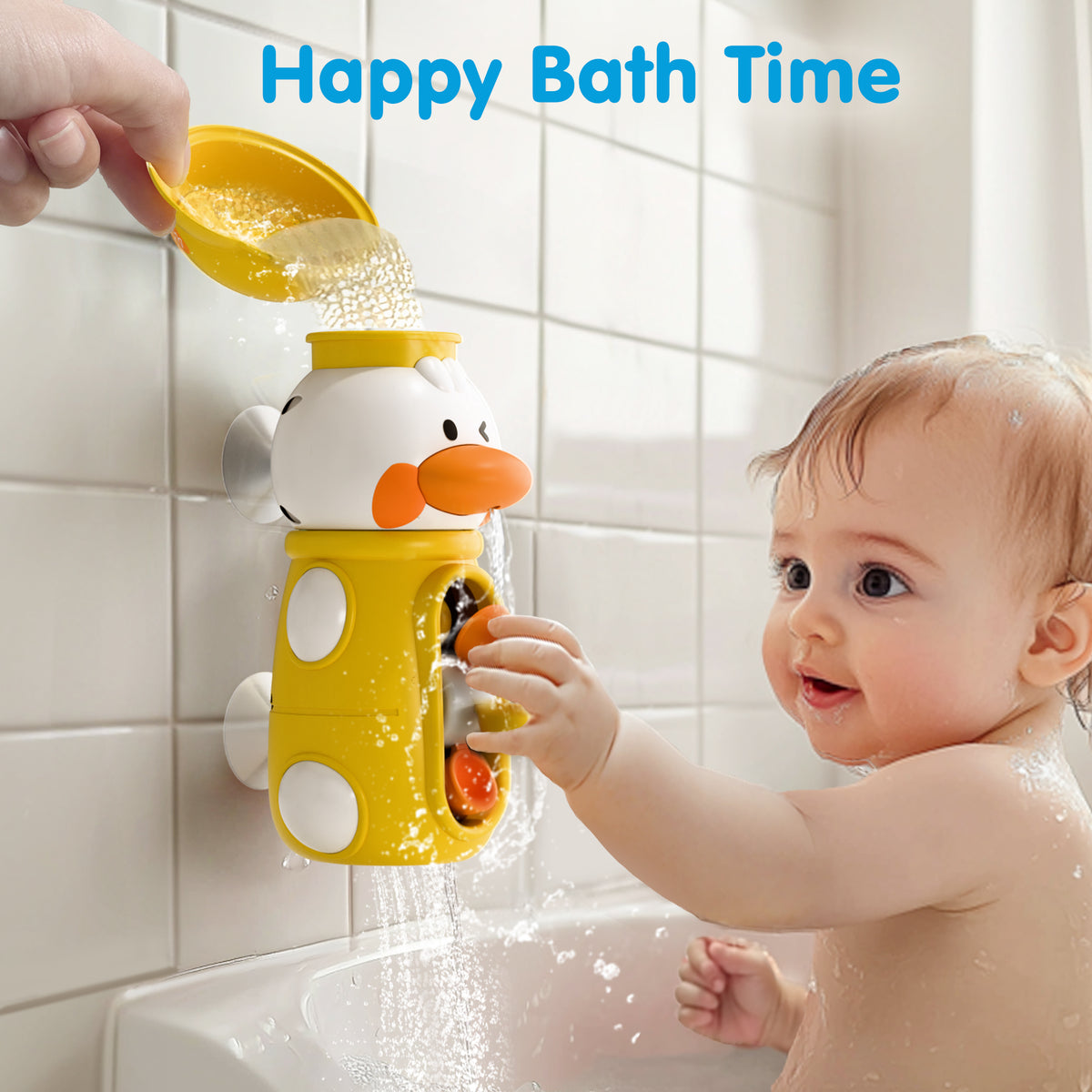 Baby Bath Toys, Toddler Waterfall Bathtub Toy – iPlay iLearn Toys
