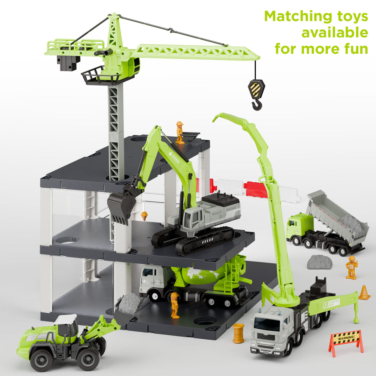 Construction Toys Truck for Boys 3-5, Kids Crane Excavator Digger Dump ...