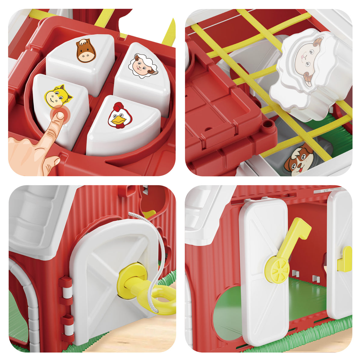 Farm Animal House Toys – iPlay iLearn Toys